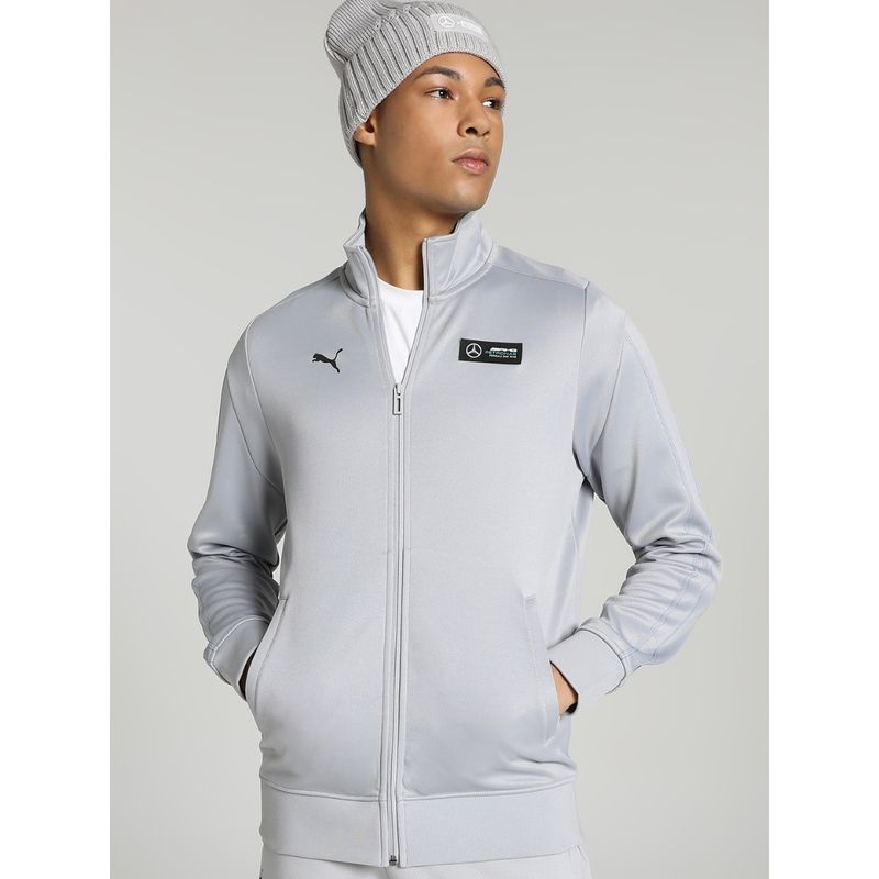 Buy Puma Mercedes AMG Petronas F1 MT7 Men Grey Track Jacket Online