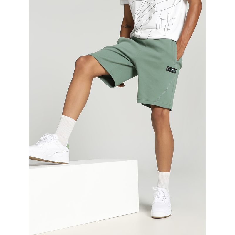 Buy Puma Mercedes AMG Petronas F1 Men Green Shorts Online