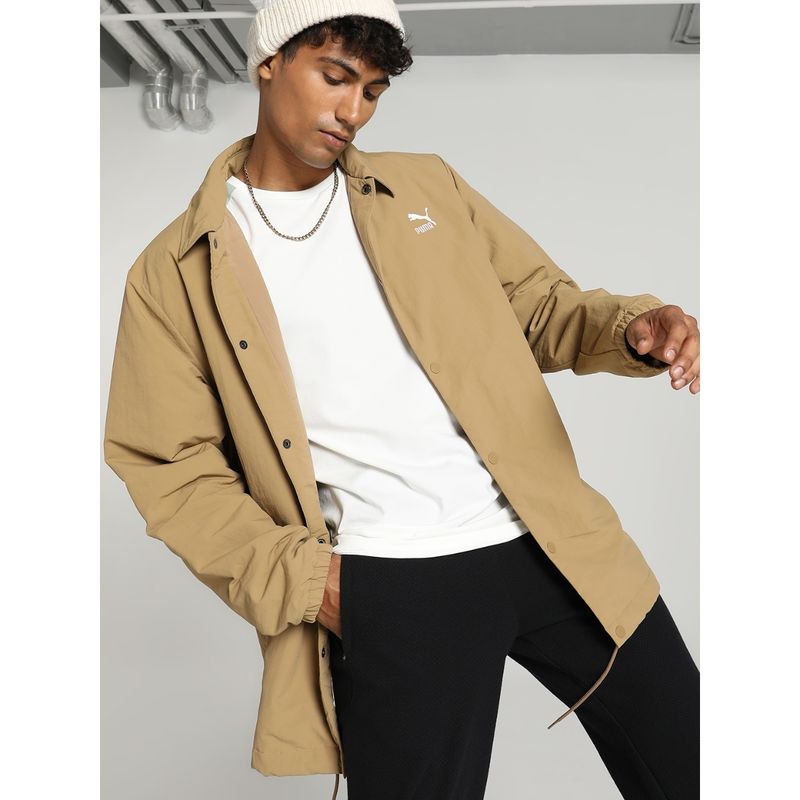 Buy Puma Classics Coach Men Brown Coach Jackets Online