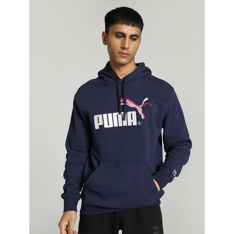 Buy Puma NO.1 LOGO Unisex Navy Blue Sweatshirt Online