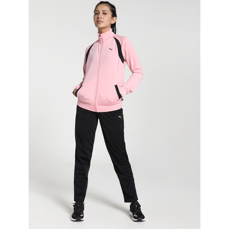Buy Puma Classic Tricot Women Pink Track Suit (Set of 2) Online