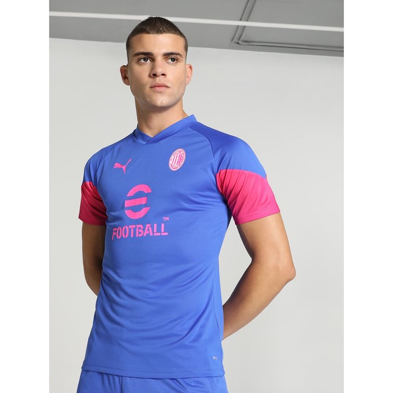 Buy Puma ACM Training Jersey Men Blue Performance T-Shirt Online