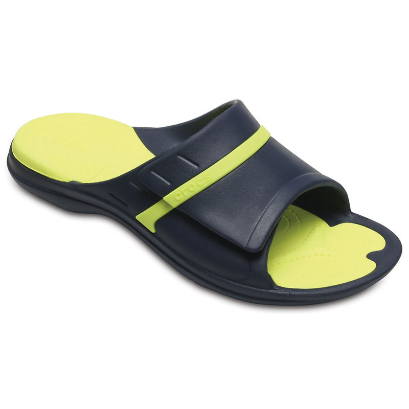 Buy Crocs Modi Navy Blue Unisex Slide (12) Online