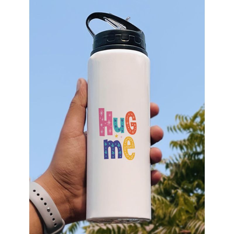 Buy Indigifts Sipper Water Bottle Hug Me Printed Bottle, 750ml, Love ...
