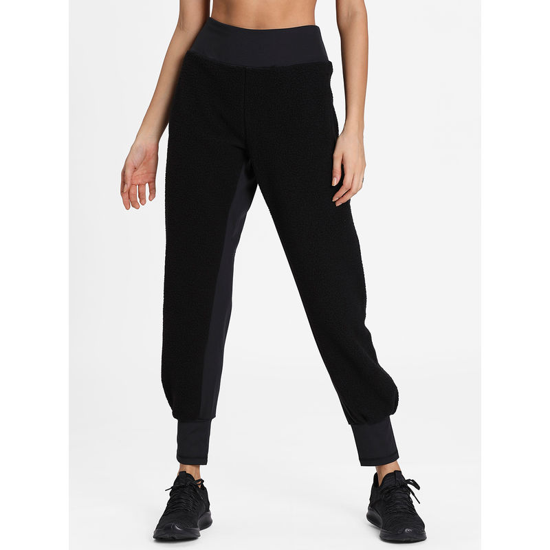 Buy Puma Studio Sherpa Fitted Knit Yoga Pants - Black Online