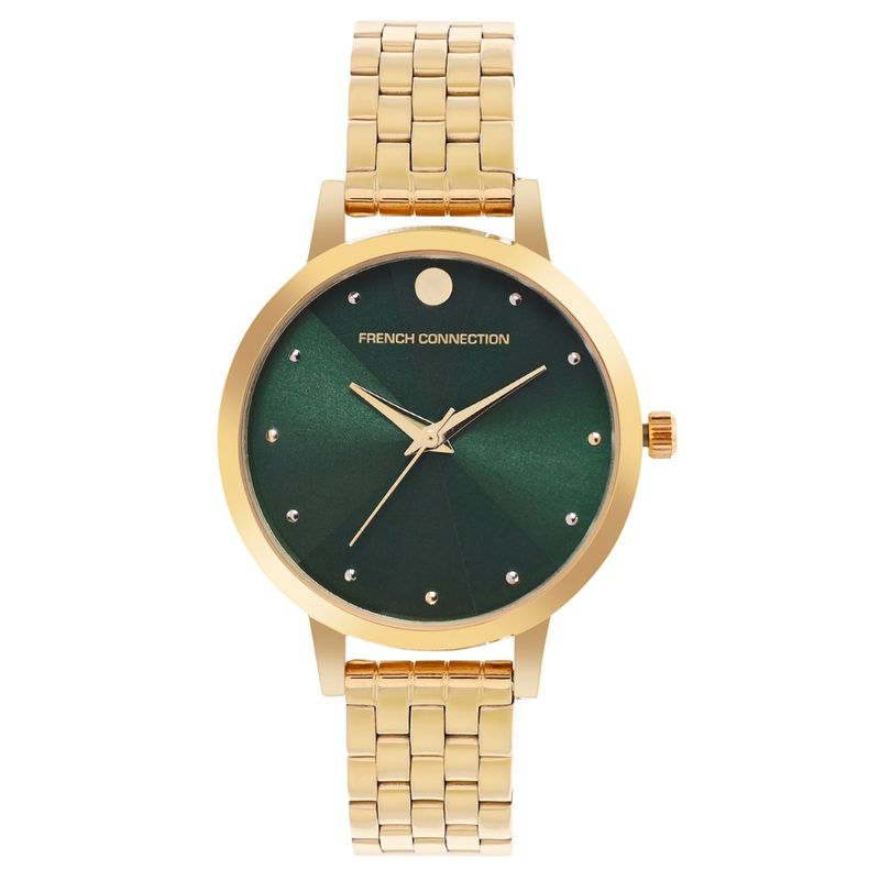 Buy French Connection Green Analog Round Dial Claire Watch for Women ...