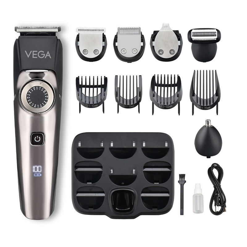VEGA VHTH-32 9 In 1 Pro Multi Grooming Trimmer For Men: Buy VEGA VHTH ...