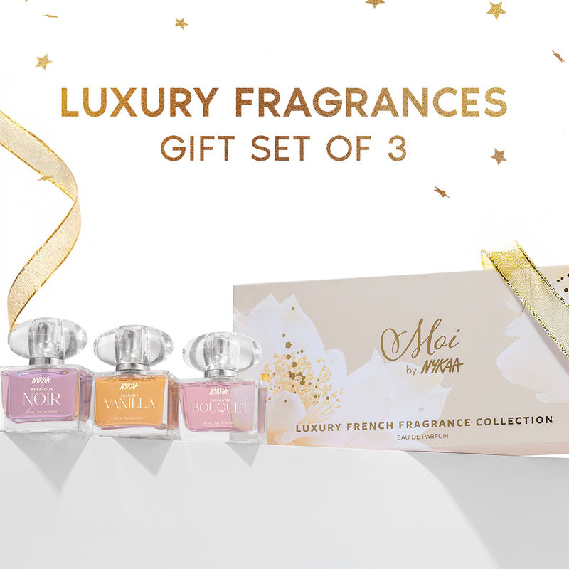 Buy Moi by Nykaa luxe Perfume Gift set of 3 Online