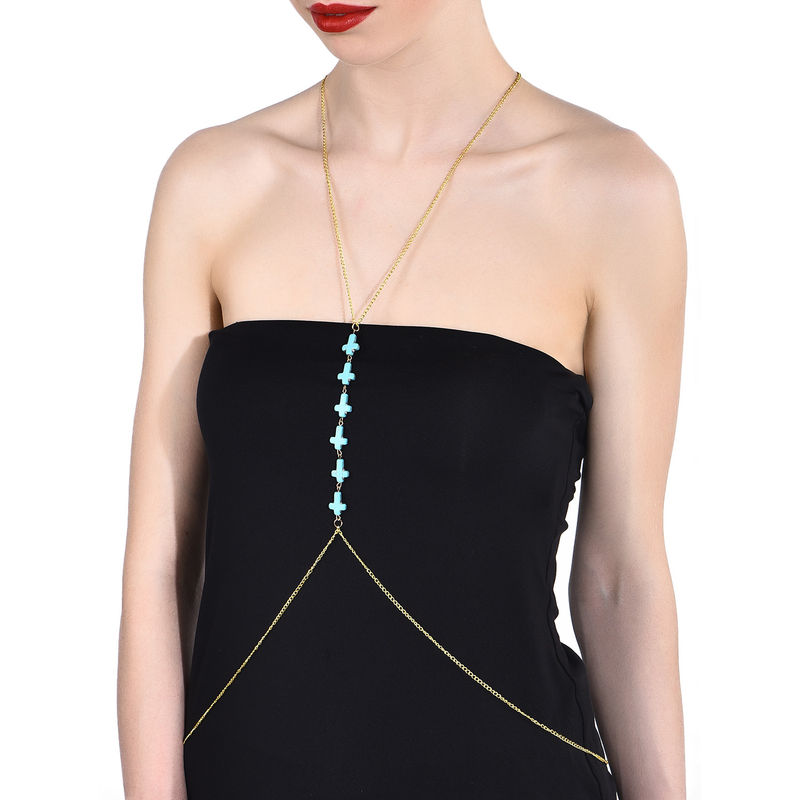 Femnmas Blue Cross Body Chain: Buy Femnmas Blue Cross Body Chain Online ...