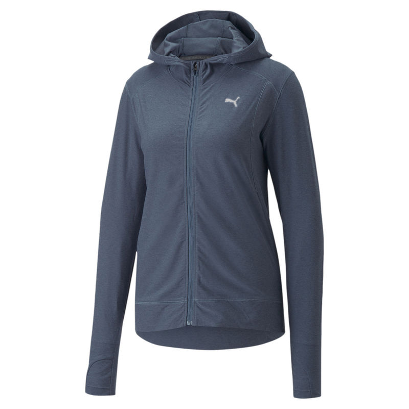 Puma Train Cloudspun Fullzip Women Gray Jacket: Buy Puma Train ...