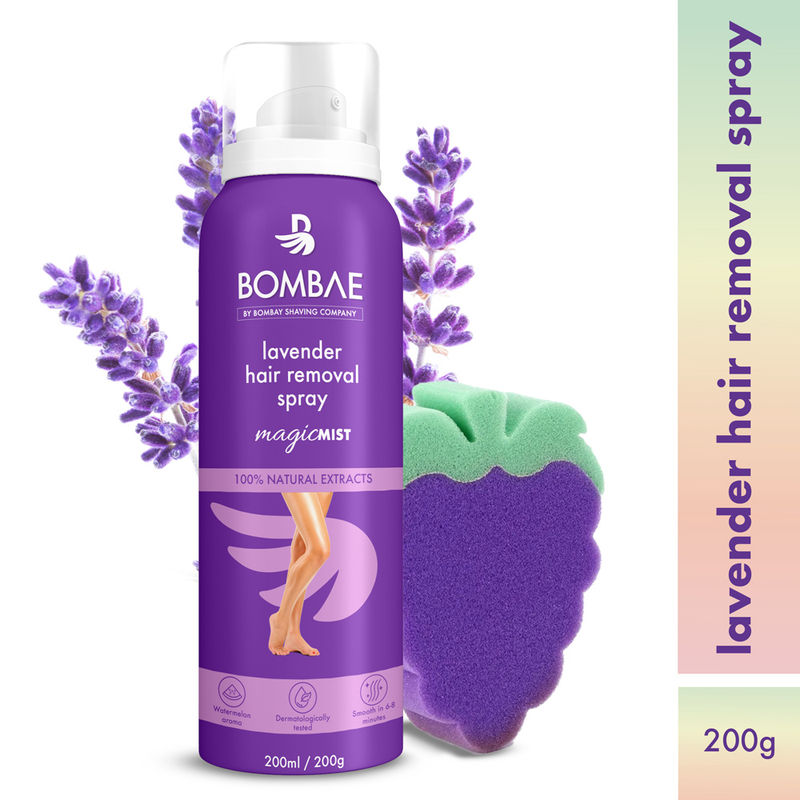 Buy Bombae Lavender Hair Removal Spray Online