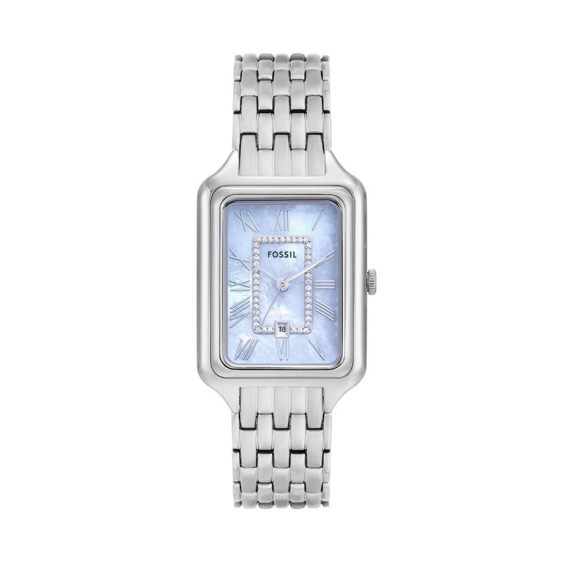 Buy Fossil Women Blue Dial Rectangular Analog Watch - ES5402 (M) Online