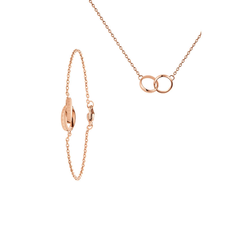 Buy Daniel Wellington Gift Set Elan Unity Rose Gold Necklace & Elan ...