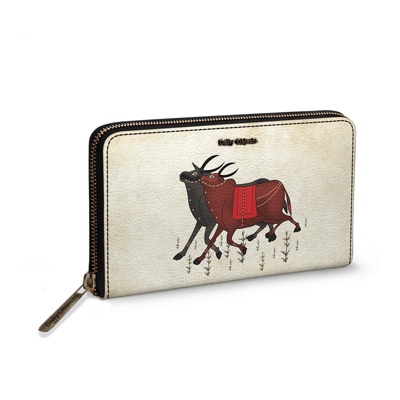 Buy DailyObjects Cow Couple Women'S Classic Wallet Online