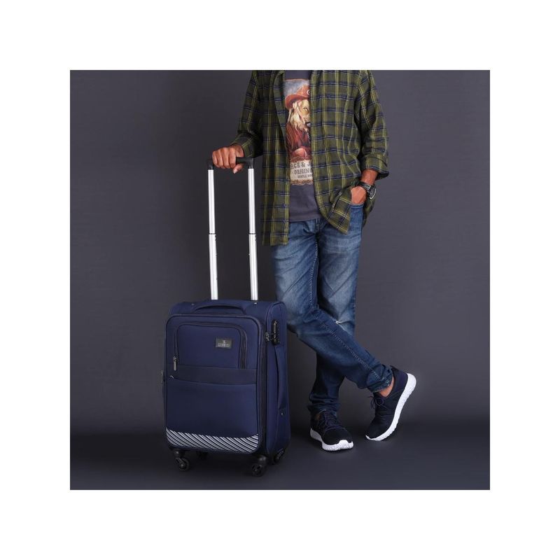 Buy The Clownfish Polyester Soft Case Suitcase 4 Wheel Trolley Bag ...