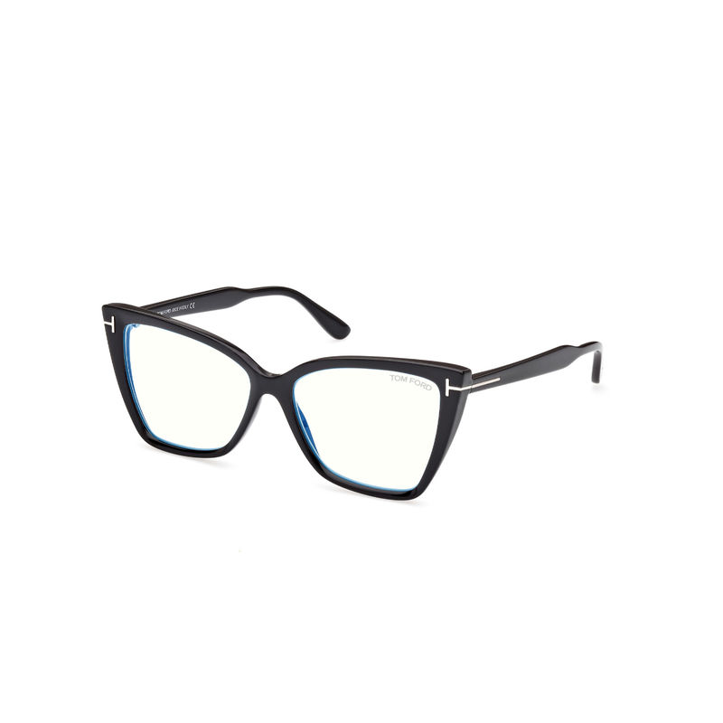 Buy Tom Ford Eyewear Women Black Cat Eye Eyeglass Frames - FT5844-B 55 ...