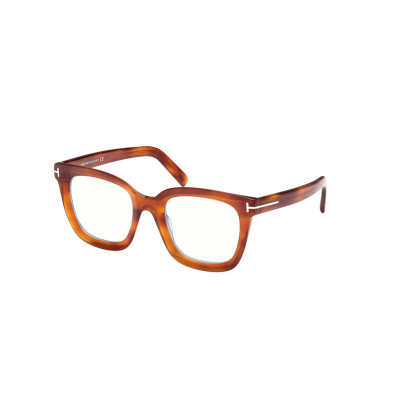 Buy Tom Ford Eyewear Women Brown Square Eyeglass Frames - FT5880-B 51 ...