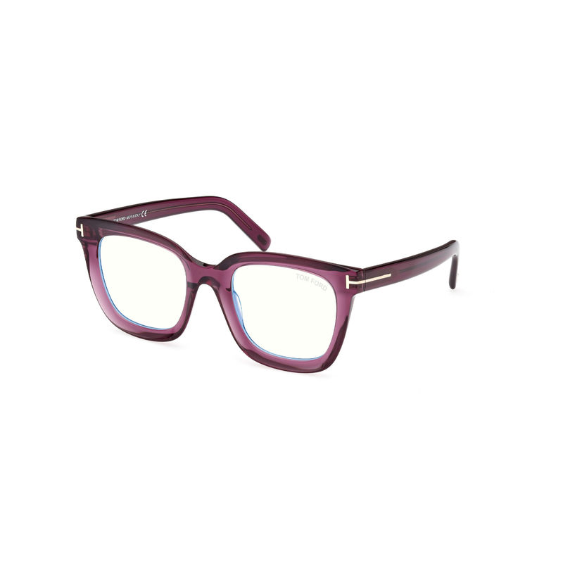 Buy Tom Ford Eyewear Women Purple Square Eyeglass Frames - FT5880-B 51 ...