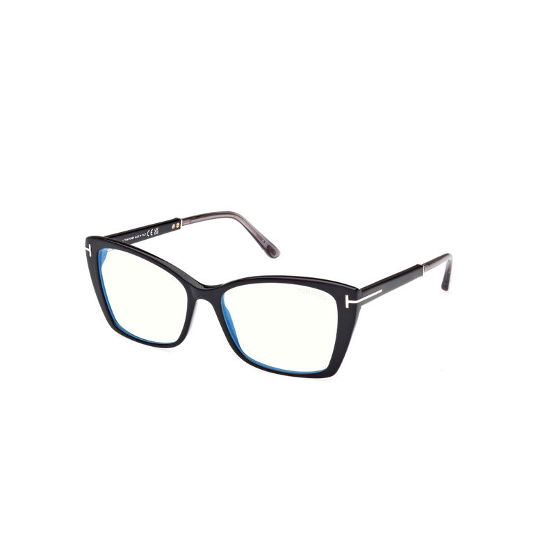 Buy Tom Ford Eyewear Women Black Cat Eye Eyeglass Frames - FT5893-B 55 ...