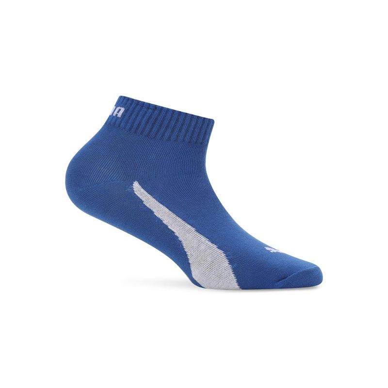 Buy Puma Quarter Unisex Blue Socks (Pack of 3) Online