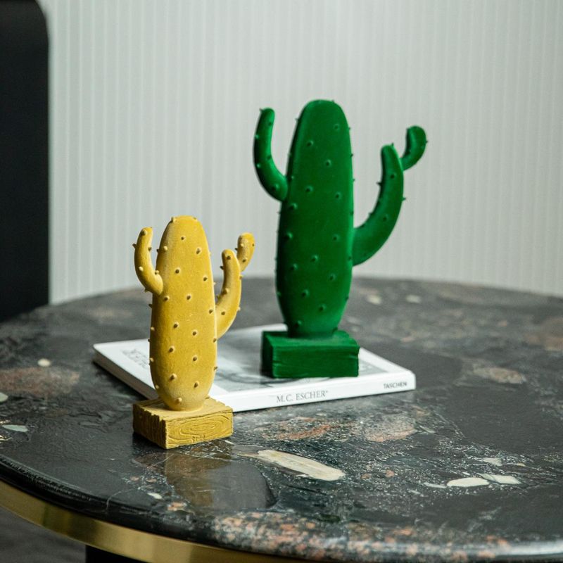 Buy Logam Mustard Cactus Decor Object (S) Online