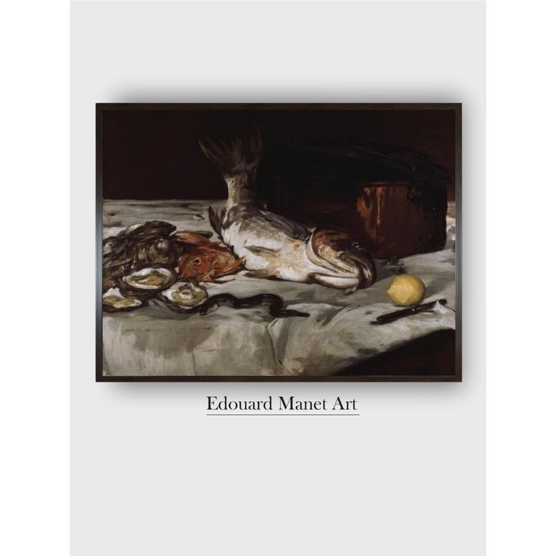 Buy The Art House Still Life with Carp Painting by Edouard Manet Online