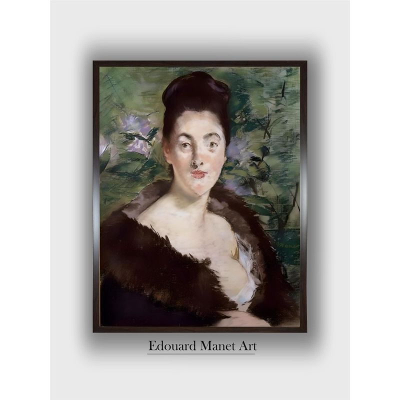 Buy The Art House Portrait of Unknown or the Woman in FurPainting by ...
