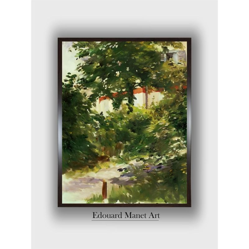 Buy The Art House A Corner of the Garden In Rueil, 1882 Painting by ...