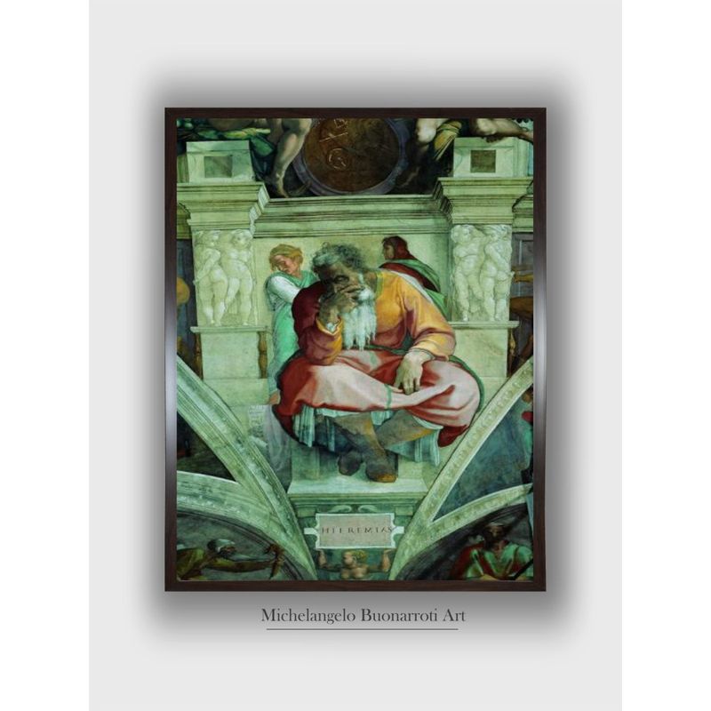 Buy The Art House Sistine Chapel Ceiling, Prophet Jeremiah Painting Online