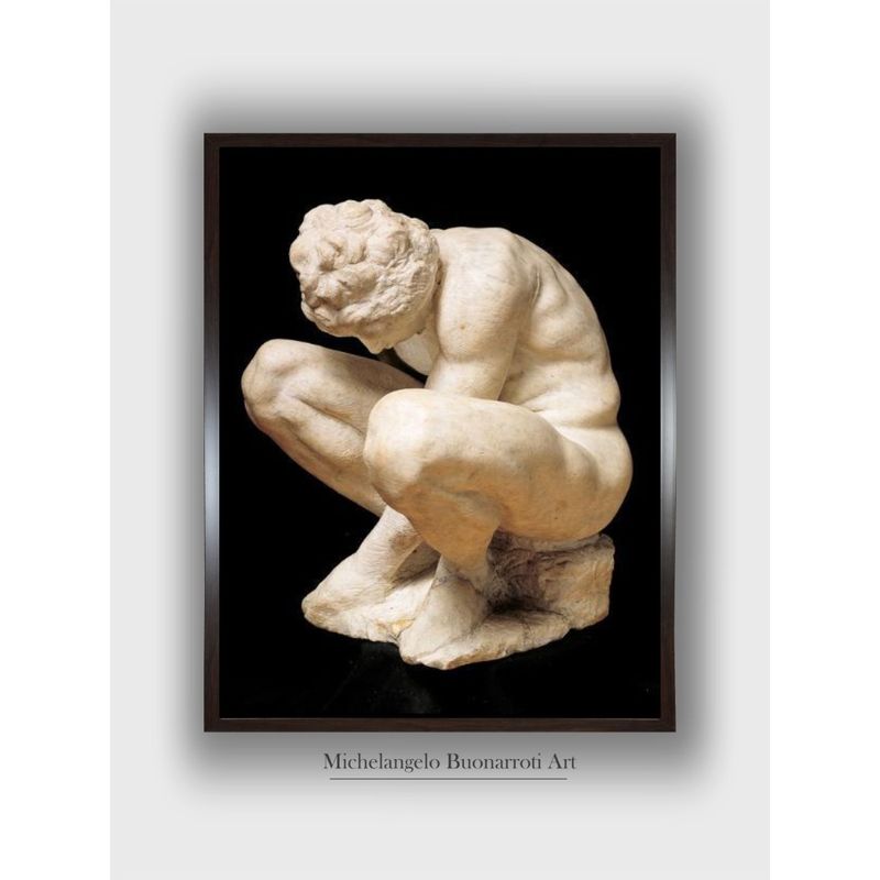 Buy The Art House Crouching Boy Painting Online