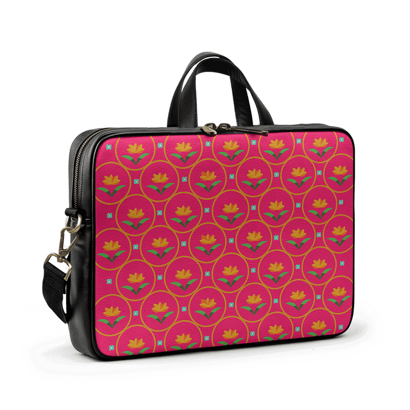 Dailyobjects Pink Leitmotif City Compact Messenger Bag For Up To 15.6 ...