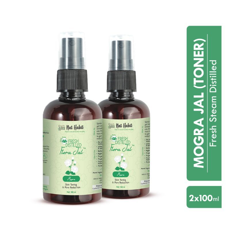 Buy Nat Habit 100% Pure Mogra Jal- Mogra Water, Toner & Face Mist for ...