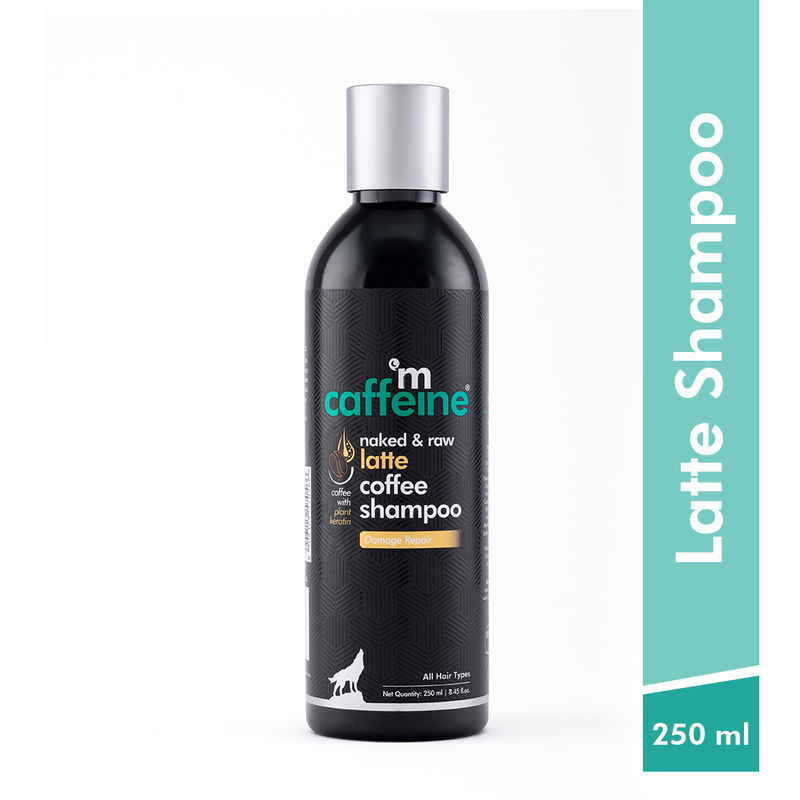 Buy MCaffeine Latte Coffee Shampoo for Damage Repair with Coconut Milk ...