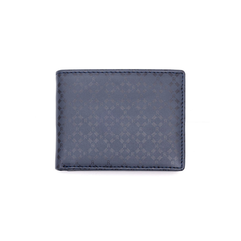 Buy Rare Rabbit Bamb Dark Blue Leather Wallet Online