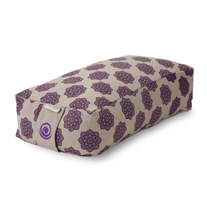 Buy Core Asana Mini Rectangular Bolster- Violet Mandala Online