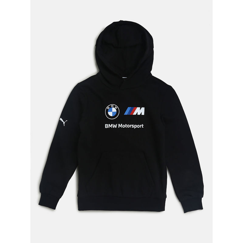 Buy Puma Bmw M Motorsport Kids Ess Logo Ft Boy's Black Casual Hoodie Online
