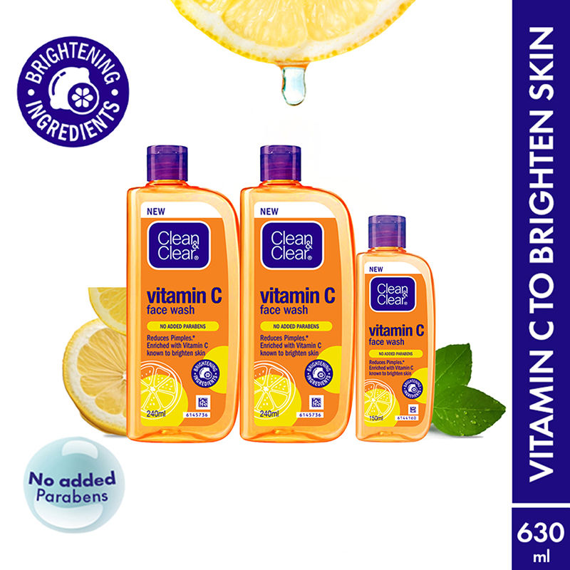 Buy Clean & Clear Vitamin C Face Wash - Gentle Brightening & Hydrating ...