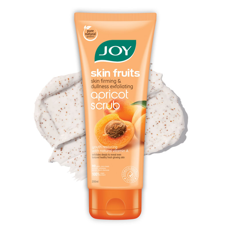 Buy Joy Apricot & Walnut Face & Body Scrub For Blackheads & Tan Removal ...