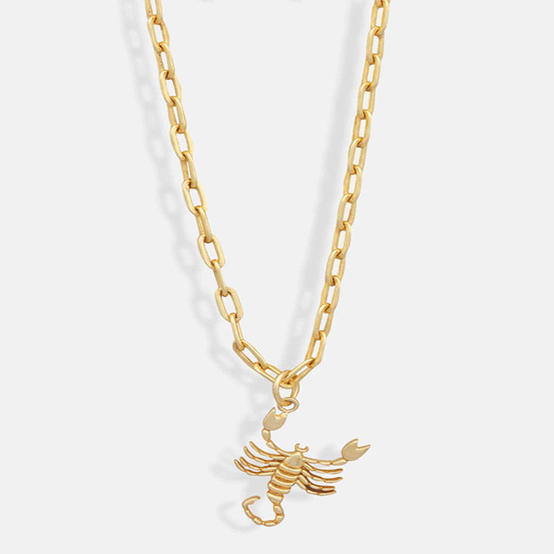Tipsyfly Scorpio Chain Necklace: Buy Tipsyfly Scorpio Chain Necklace ...
