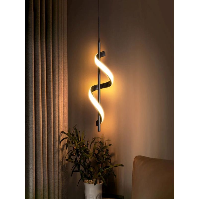 Buy The Art House Led Pendant Light Acrylic Curl Island Ceiling Lights ...