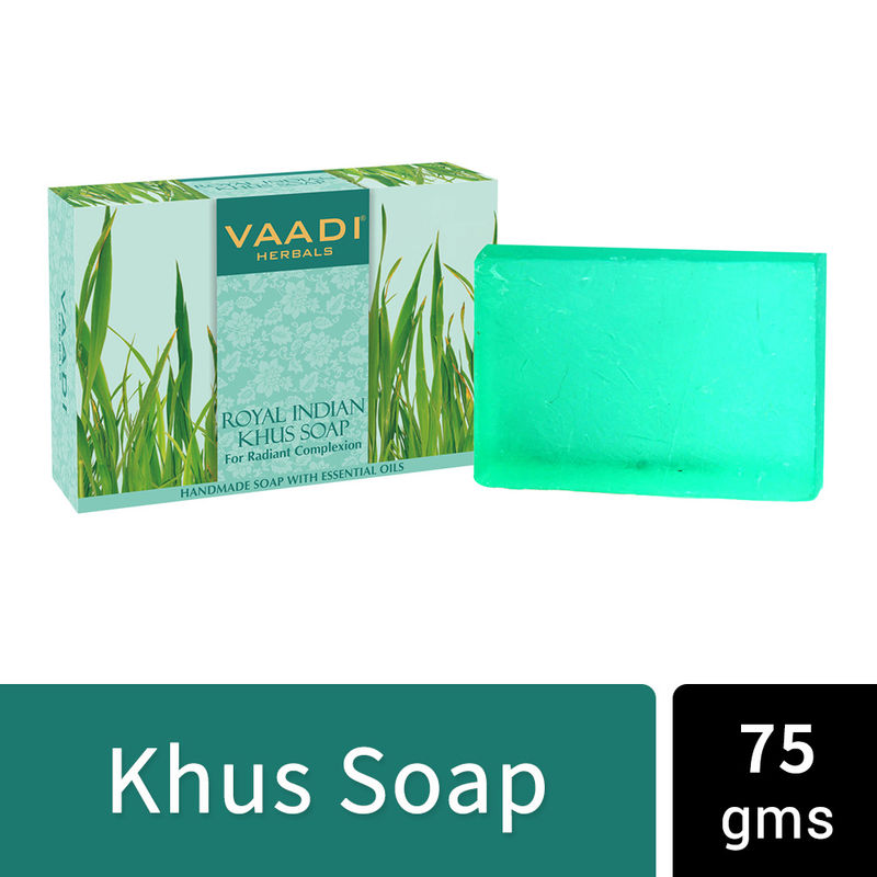 Buy Vaadi Herbals Royal Indian Khus Soap for Radiant Complexion Online