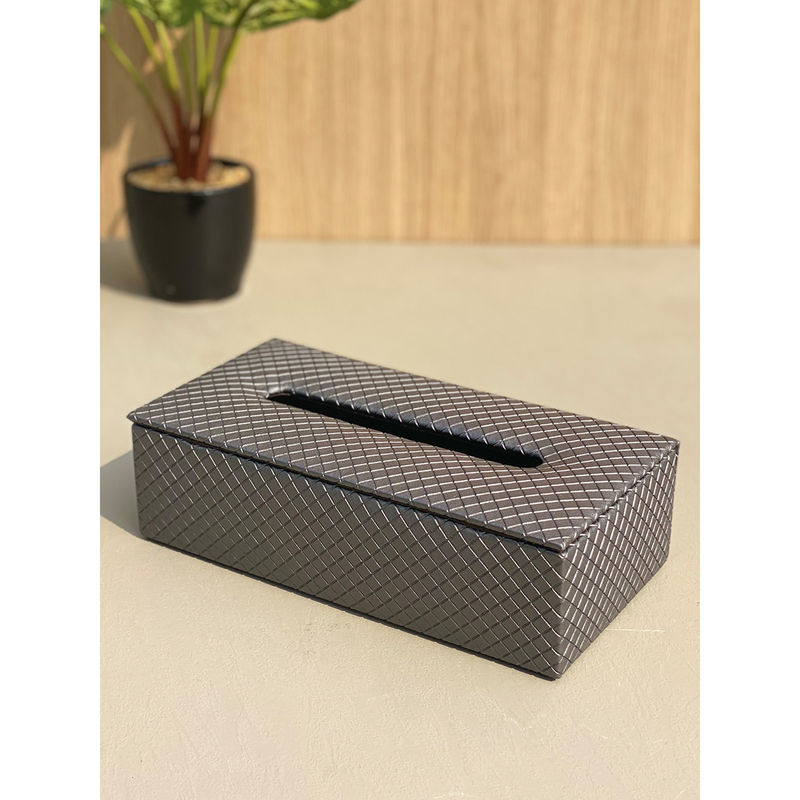 Mason Home Braided Grey Tissue Box: Buy Mason Home Braided Grey Tissue ...