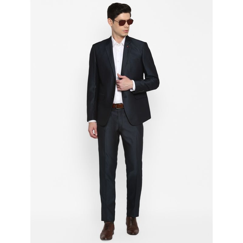 Buy Turtle Men Terry Rayon Dobby Solid Black Two Piece Suits (Set of 2 ...