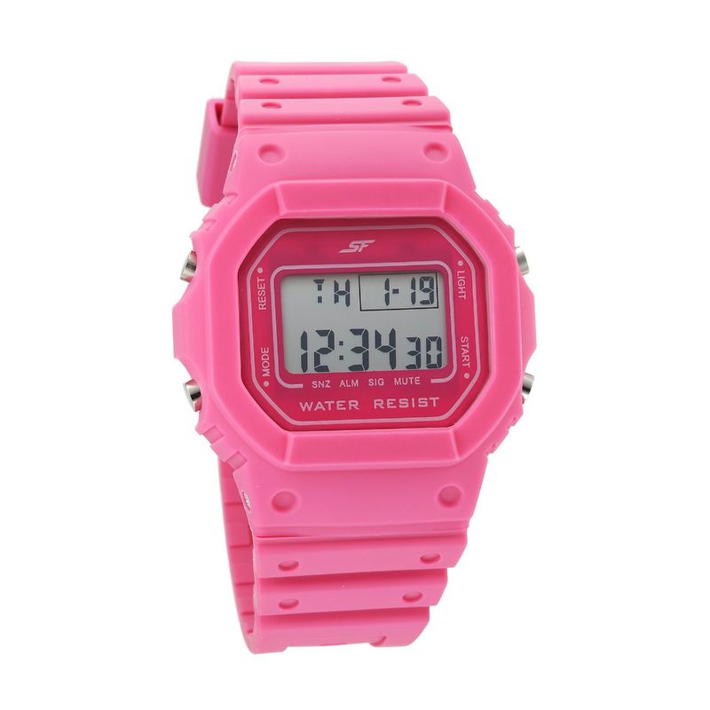 Buy Sonata Hexa 77122PP04 Grey Dial Digital Watch for Womens Online