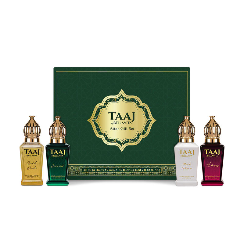 Buy Bella Vita Organic Unisex Taaj Attar Gift Set Online