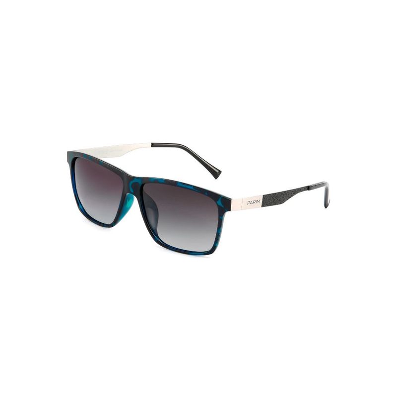 Buy PARIM Polarized Unisex Rectangular::Wayfarer Sunglasses Blue Frame ...