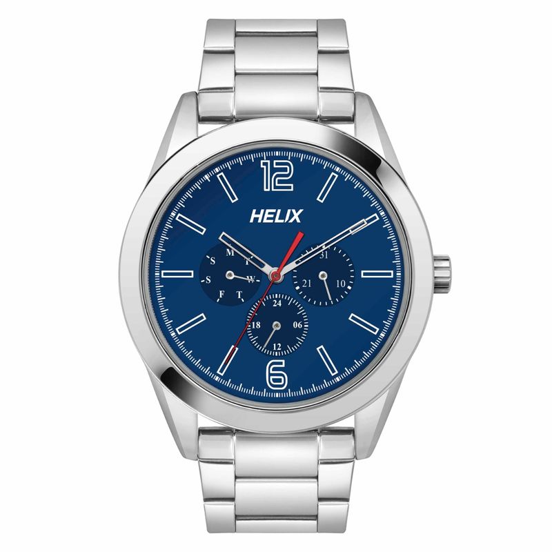 Buy Helix Men Blue Round Dial Analog Watch - TW031HG20 (M) Online