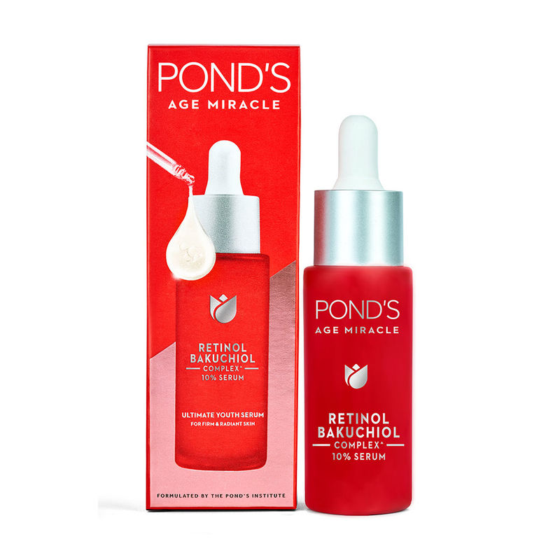 Buy Ponds Age Miracle Ultimate Youth Serum With 10% Retinol Bakuchiol ...