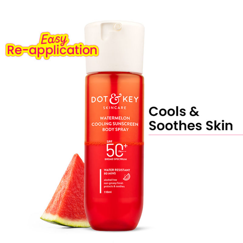 Buy Dot & Key Watermelon Cooling Sunscreen Body Spray SPF 50+ PA ...