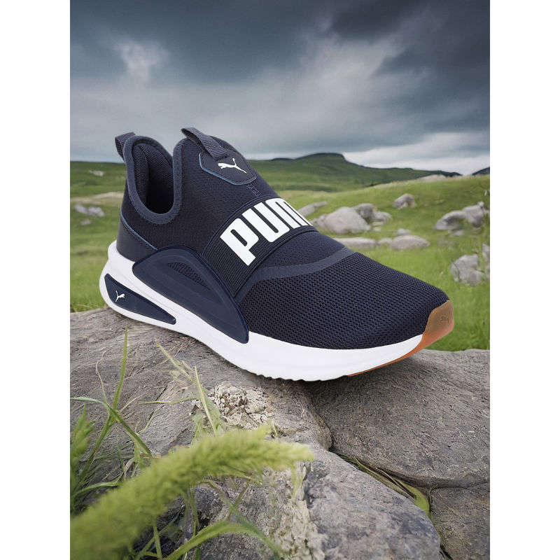 Buy Puma Soft Ride Enzo Evo Slip-on Unisex Blue Running Shoes Online